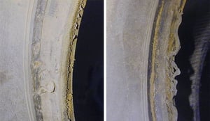 5 problems on the bead of an agricultural tyre which mean it has to be ...
