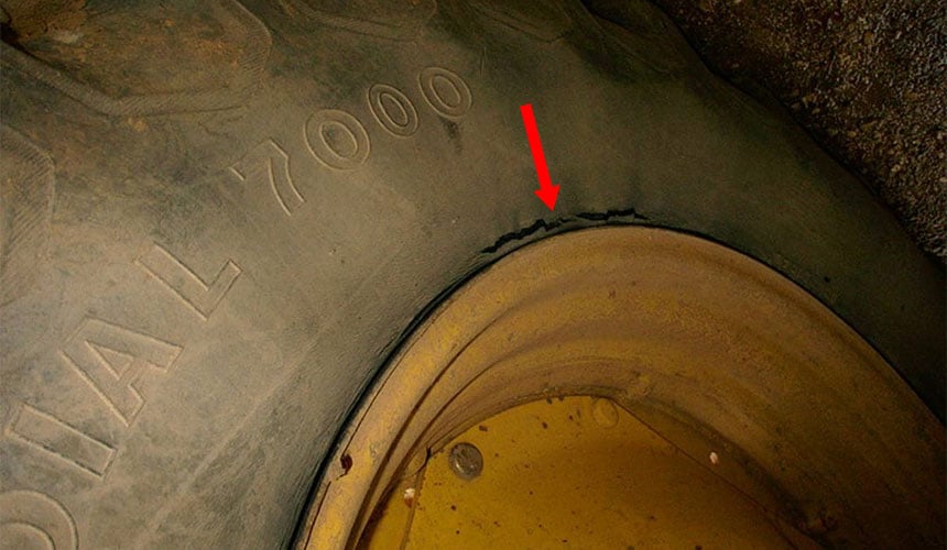 What are agricultural tyres’ high-strain zones?