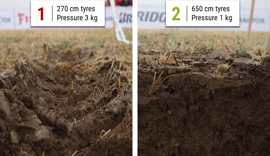 How your agricultural tyre footprint can help you detect a problem