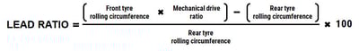 Agricultural tyres: rules for managing the lead ratio