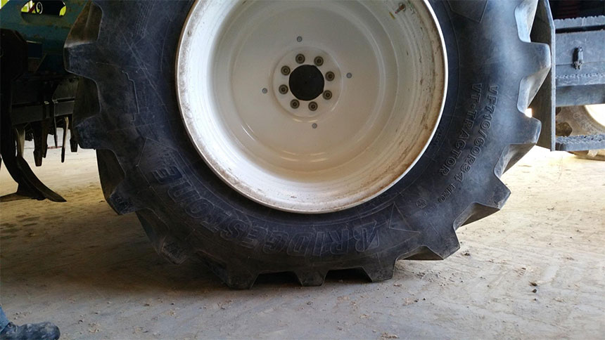 Impact of the loaded radius for my agricultural tyres