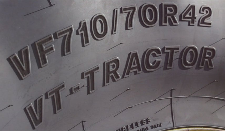 Which agricultural tyre makes it possible to avoid coming off the rim ...