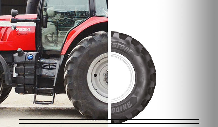 Impact of the dynamic rolling circumference of agricultural tyres